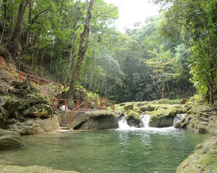 Secret Blue Hole River in Jamaica Tour | Yaaman Adventure Park